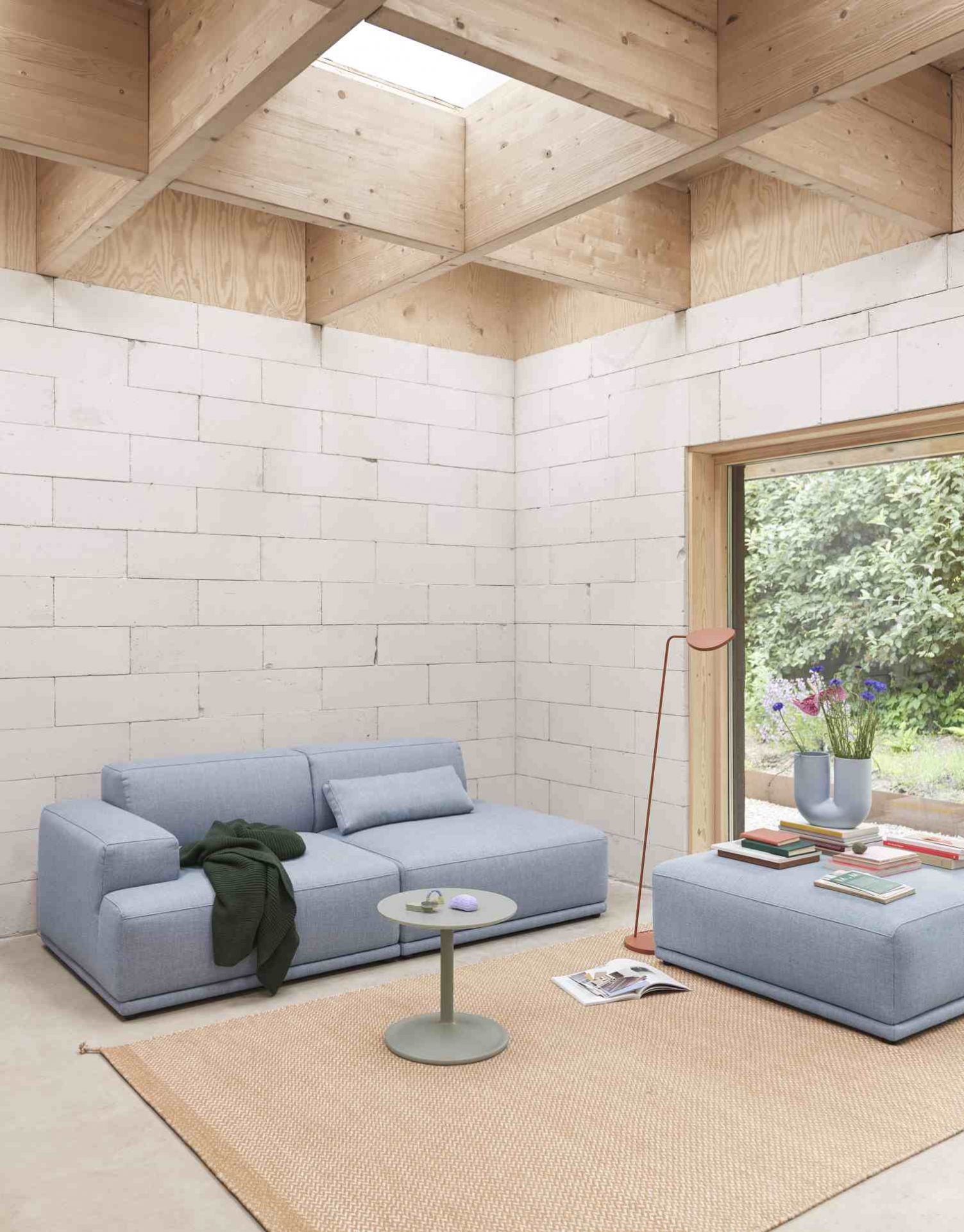 Connect Soft Modular corner sofa Clay 12 configuration 2 Muuto